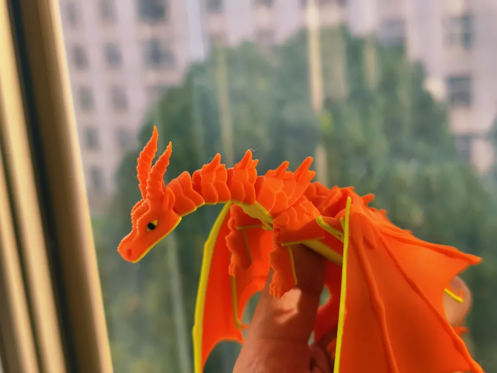 Sea Wing Wyvern, no supports, printable on A1 mini - Free 3D Print ...