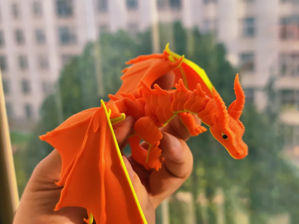 Sea Wing Wyvern, no supports, printable on A1 mini - Free 3D Print ...