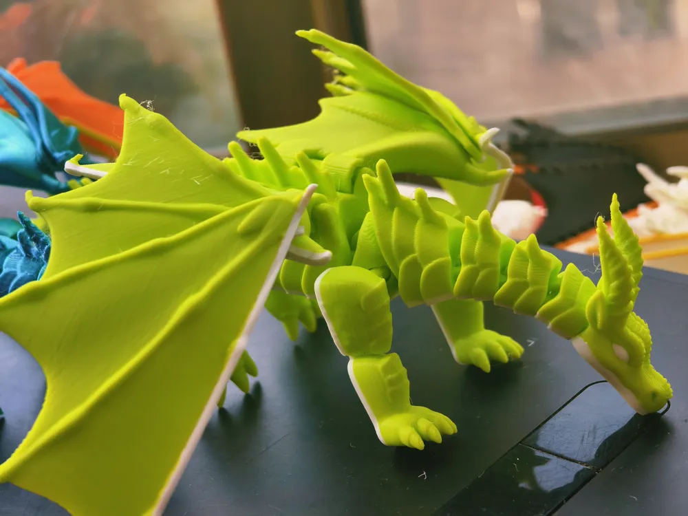 Sea Wing Wyvern, no supports, printable on A1 mini - Free 3D Print ...