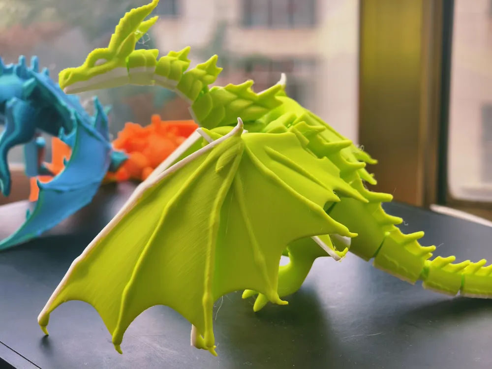Sea Wing Wyvern, no supports, printable on A1 mini - Free 3D Print ...