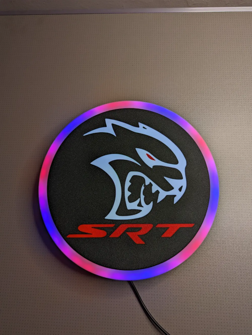 Hellcat SRT light box by NotTooShabbyCreations - MakerWorld