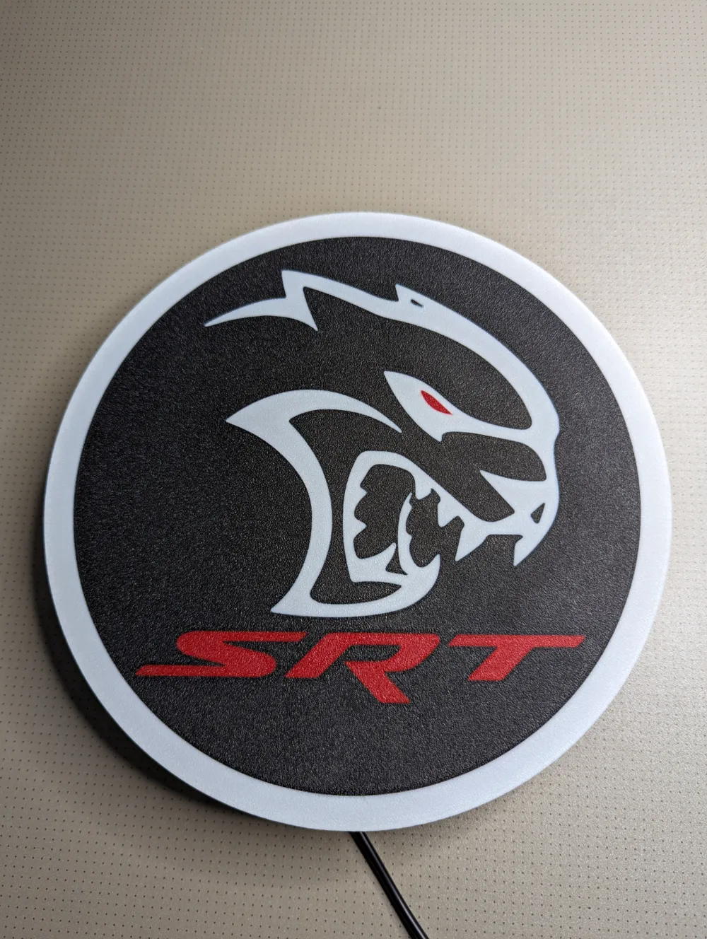 Hellcat SRT light box by NotTooShabbyCreations - MakerWorld