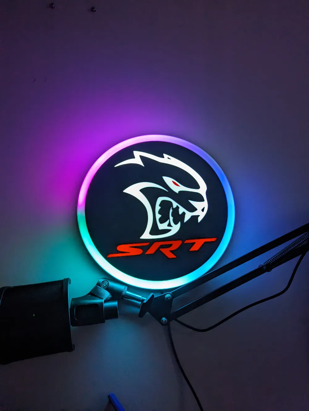 Hellcat SRT light box by NotTooShabbyCreations - MakerWorld