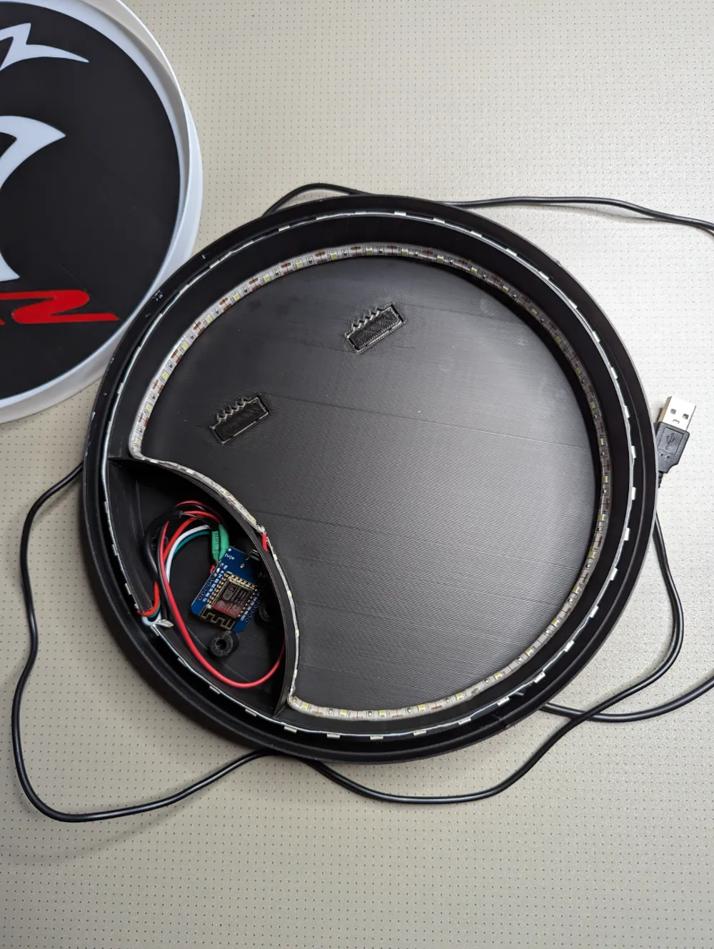 Hellcat SRT light box by NotTooShabbyCreations - MakerWorld