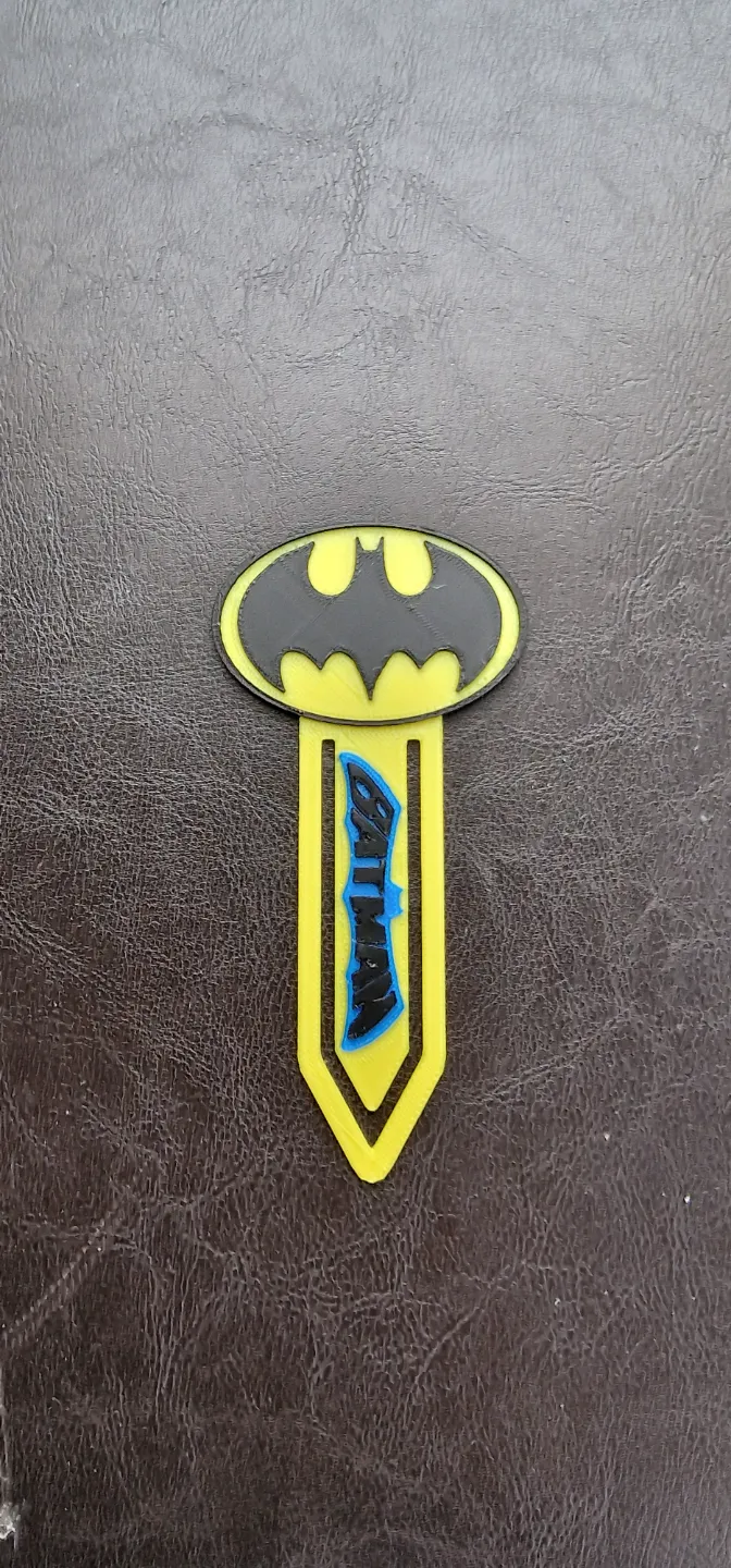 BATMAN bookmark Marcador libros BATMAN by darvil66 - MakerWorld