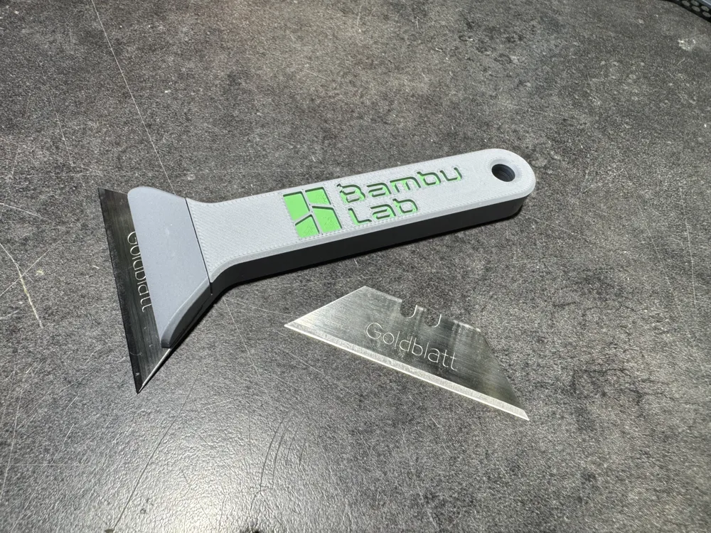 Bambu Cutter Scraper Handle by MXDesign MakerWorld: Download Free 3D Models