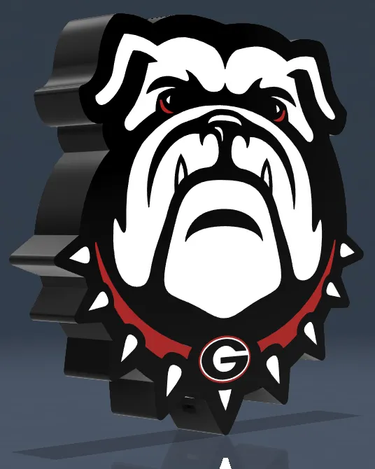 UGA LED LAMP by NES 3D MakerWorld: Download Free 3D Models