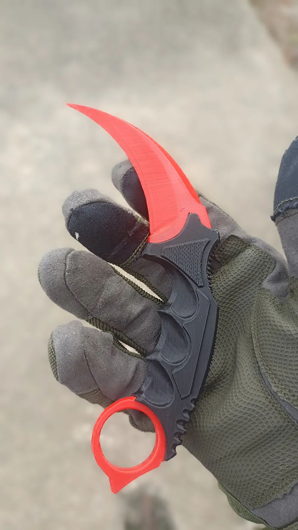 Karambit knife, 3 parts, no AMS. Remixed by Maraktos MakerWorld ...