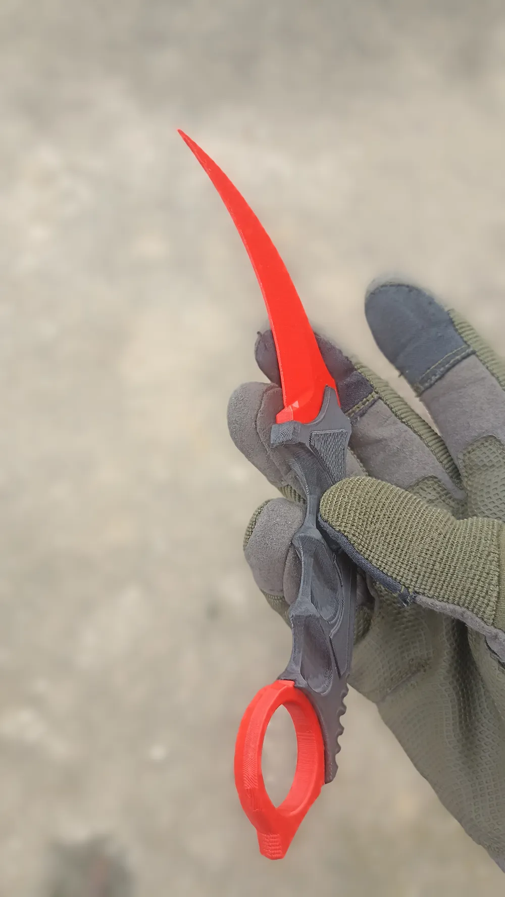 Karambit knife, 3 parts, no AMS. Remixed by Maraktos MakerWorld ...