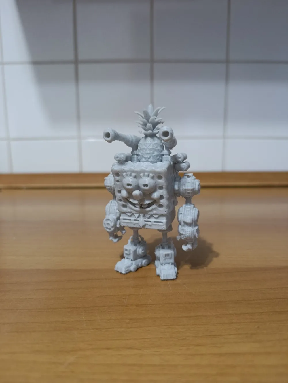 Mecha SpongeBob – The Pineapple Defender - Free 3D Print Model - MakerWorld