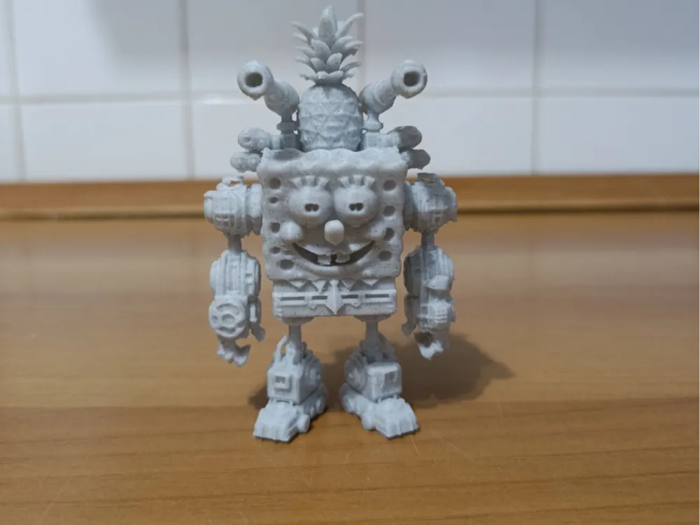 Mecha SpongeBob – The Pineapple Defender - Free 3D Print Model - MakerWorld