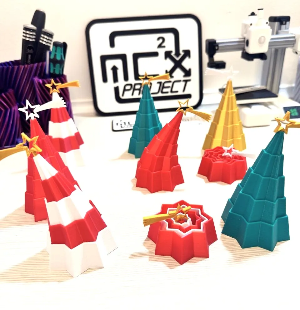 Tree Christmas (Print in Place) by Mc2.project3D MakerWorld: Download ...