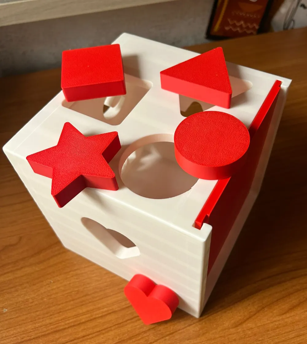 Shape-sorting cube (Toy) by Demo - MakerWorld
