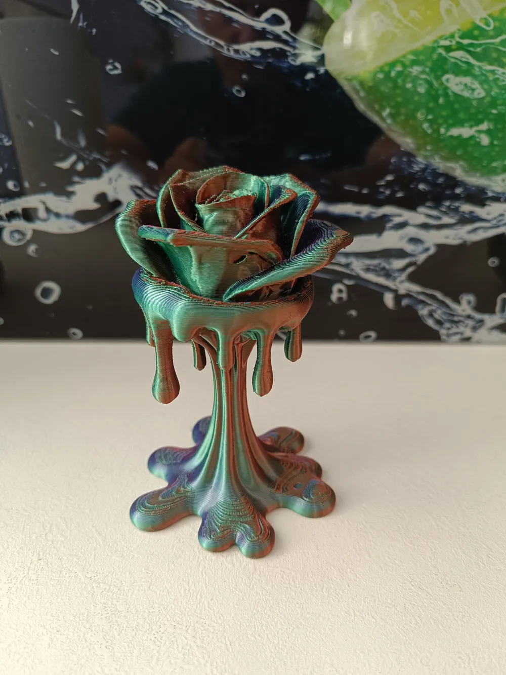 Melting Rose - Free 3D Print Model - MakerWorld