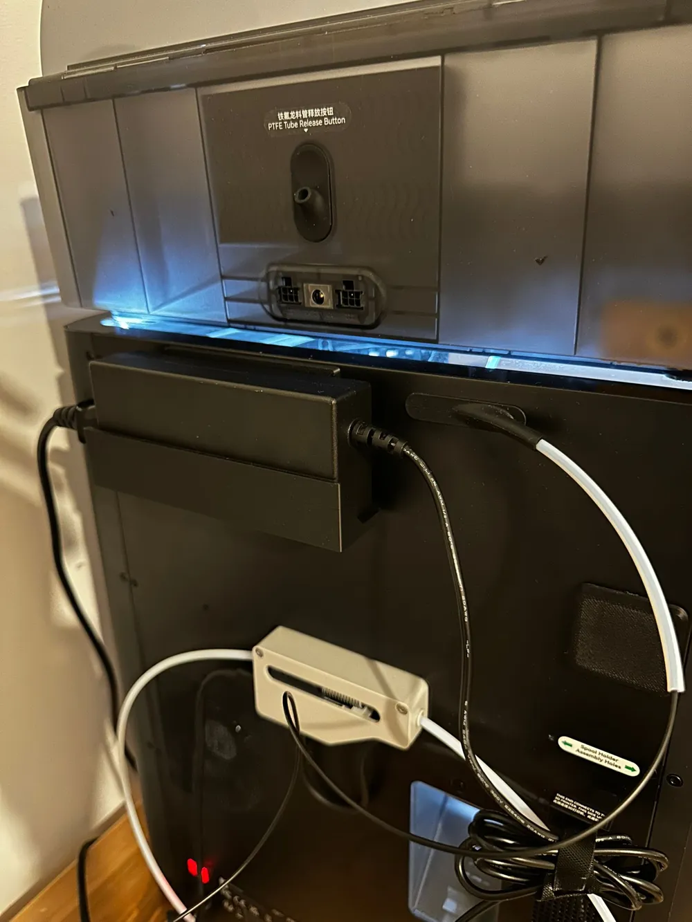 AMS 2 pro power adapter holder for P1/X1 - Free 3D Print Model - MakerWorld