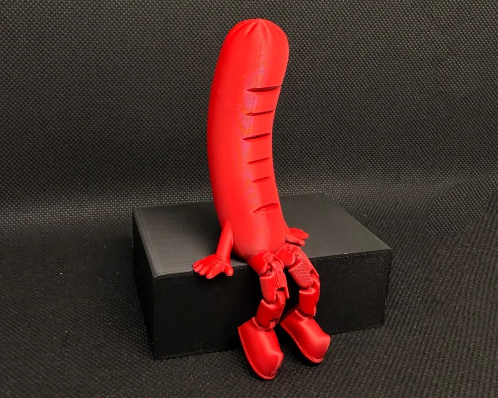 Articulated Flexi Sausage Buddy - Free 3D Print Model - MakerWorld