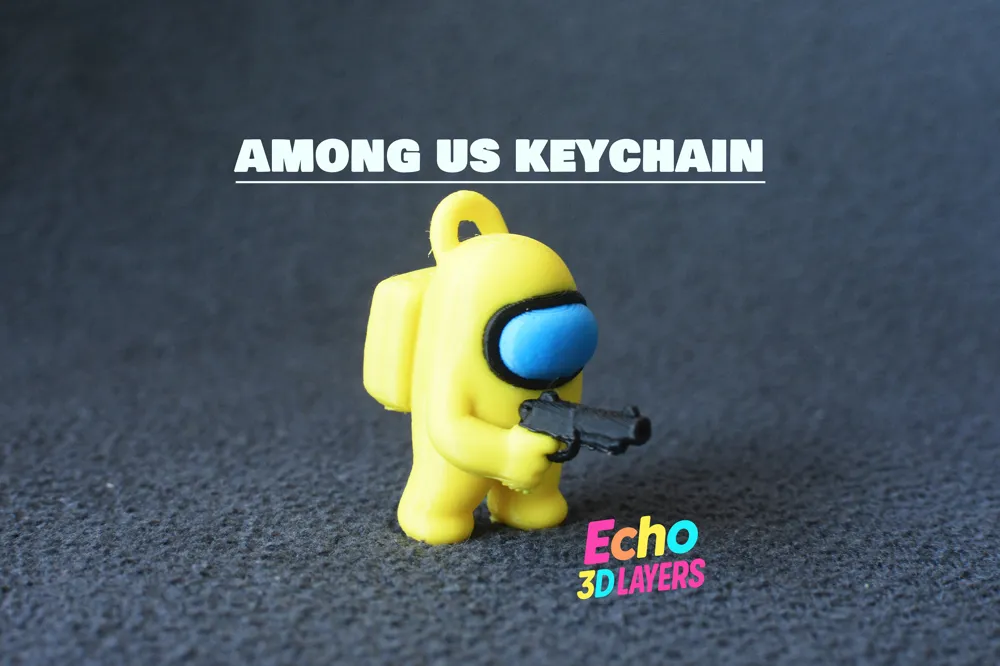 Among Us keychain by Echo 3D Layers MakerWorld: Download Free 3D Models