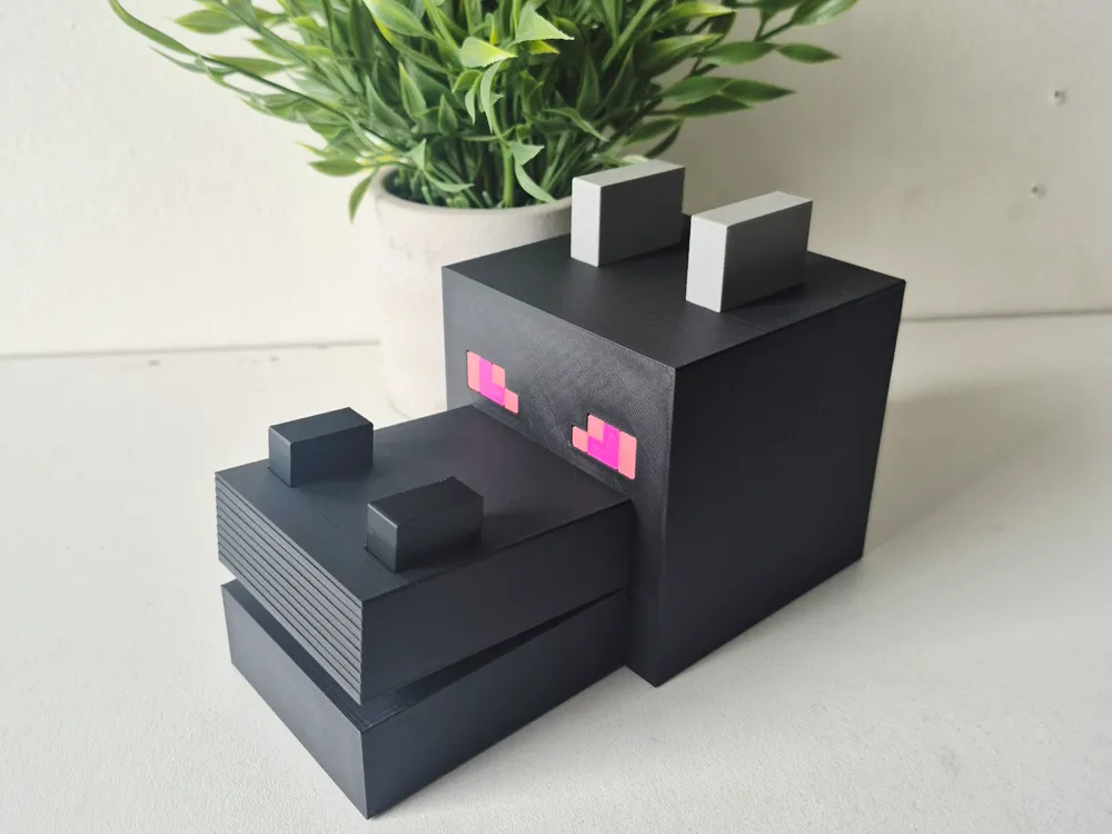 Minecraft ender dragon head by Nismo3Dprint MakerWorld: Download Free 3D Models