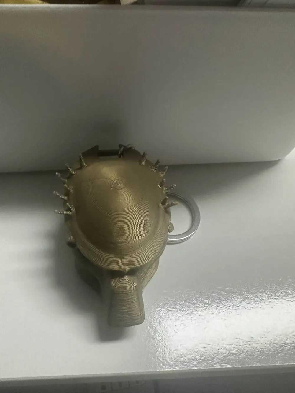 Predator head keychain by uli3D - MakerWorld