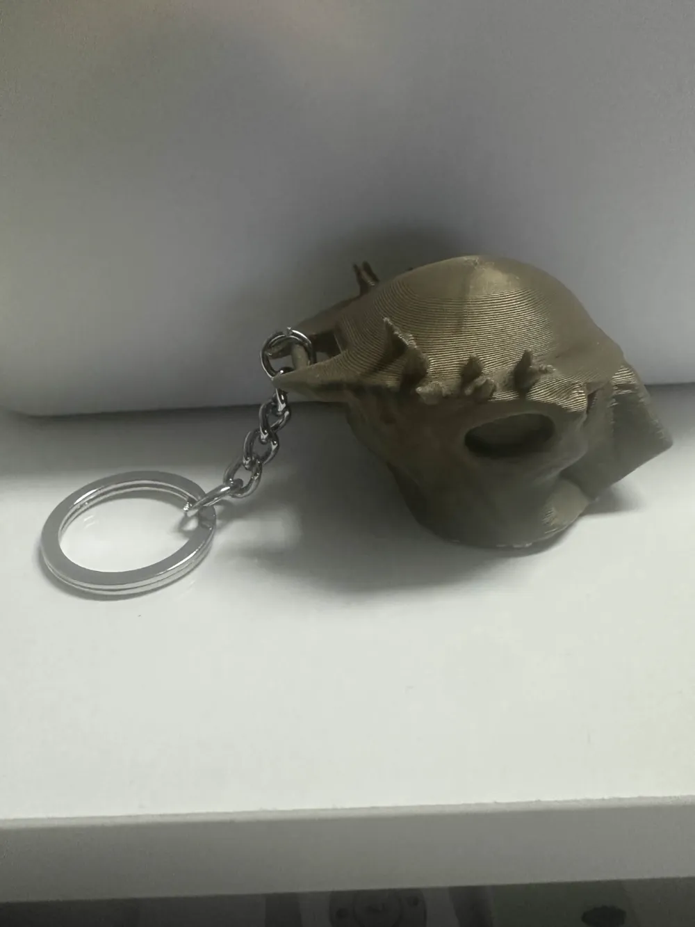 Predator head keychain by uli3D - MakerWorld