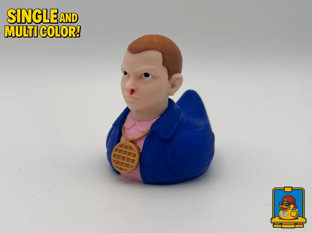 Eleven - Stranger Things Duck - Free 3D Print Model - MakerWorld