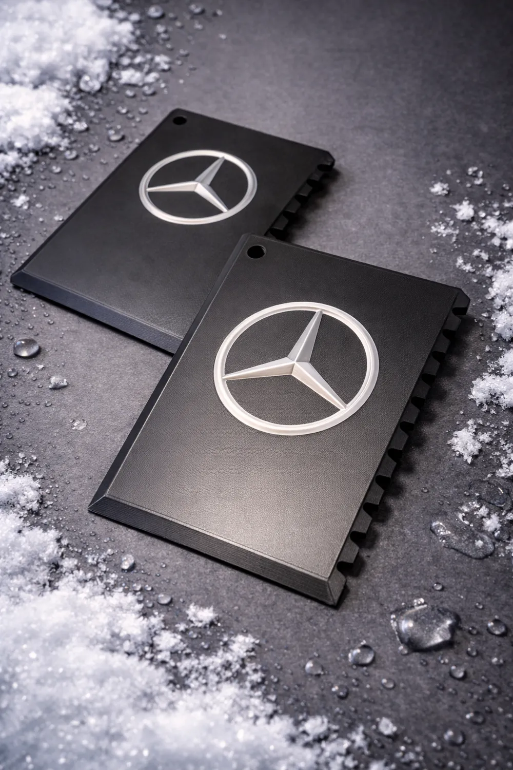 Mercedes star Logo icescraper snowscraper scraper - Free 3D Print Model ...