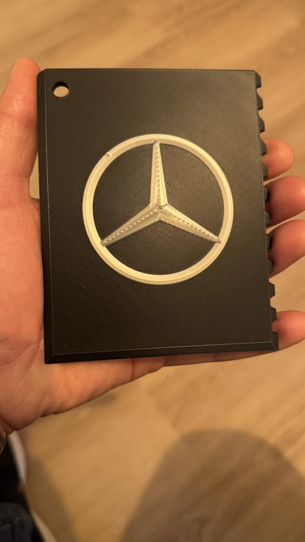 Mercedes star Logo icescraper snowscraper scraper - Free 3D Print Model ...