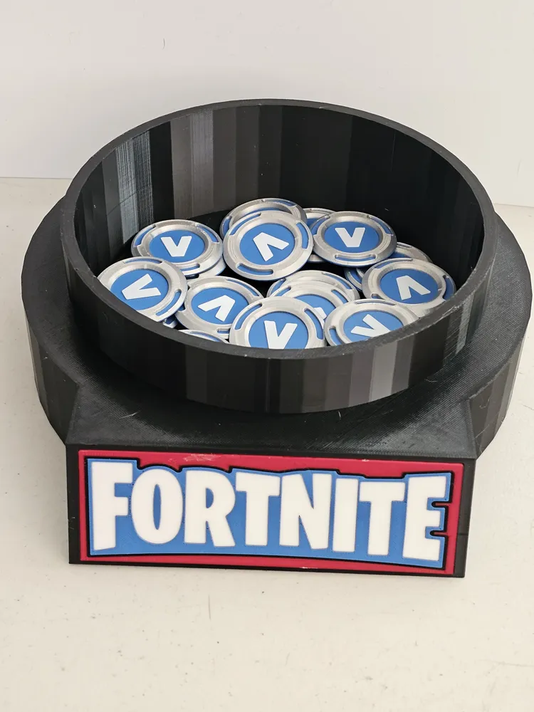 Fortnite Crown Display Stand & Container - Free 3D Print Model - MakerWorld