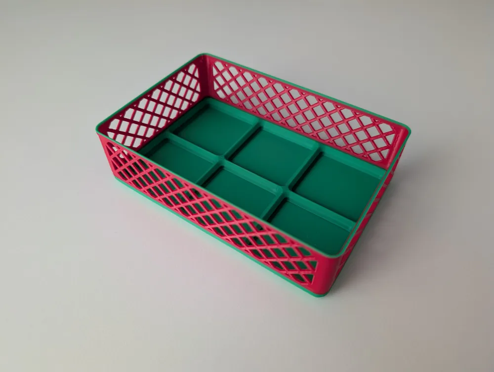 Stackable gridfinity storage basket [PARAMETRIC] - Free 3D Print Model ...