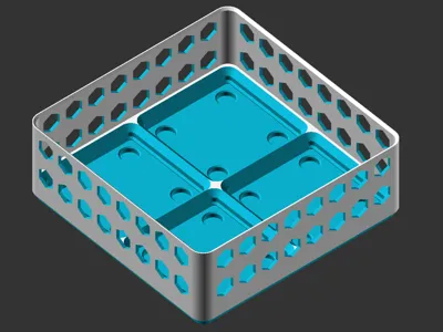 Stackable gridfinity storage basket [PARAMETRIC] by lekoya MakerWorld ...