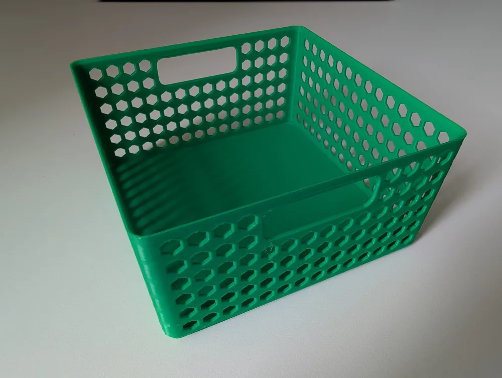 Stackable gridfinity storage basket [PARAMETRIC] - Free 3D Print Model ...