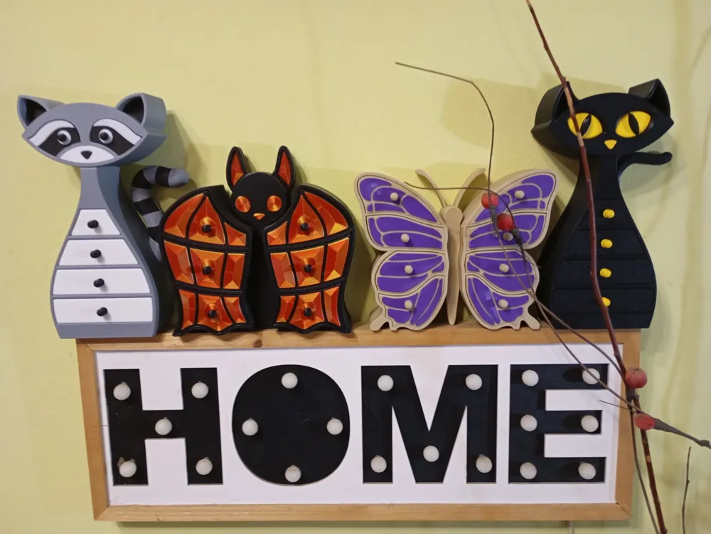 atomic cat drawer jewelry box - Free 3D Print Model - MakerWorld