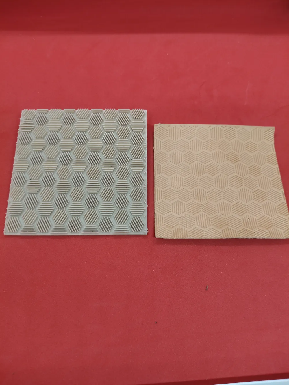 Leather Stamp – Hexagonal Line Pattern by alessio_ITA_981 MakerWorld ...