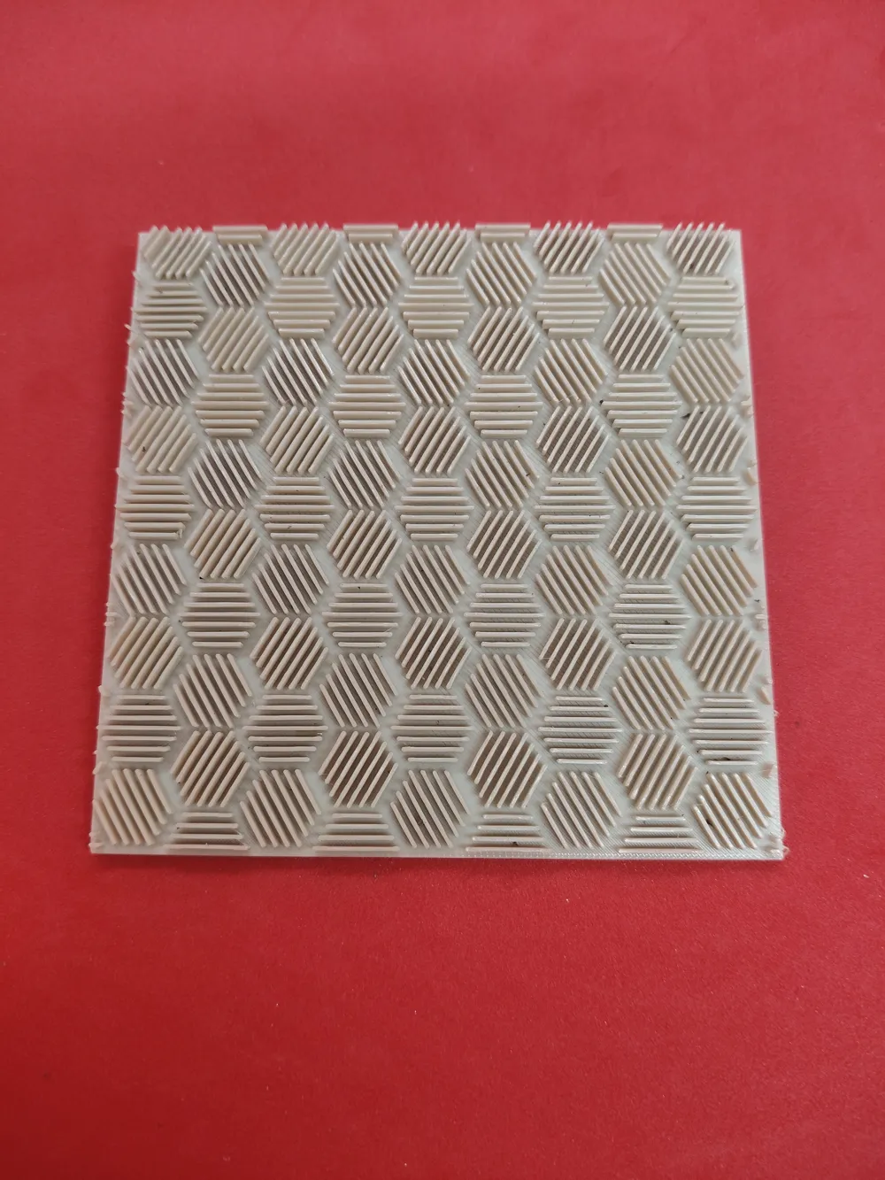 Leather Stamp – Hexagonal Line Pattern by alessio_ITA_981 MakerWorld ...