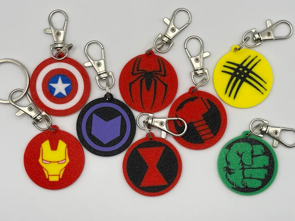 Marvel MCU Keyring by MalcTheOracle - MakerWorld