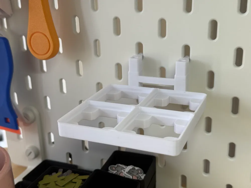 Skadis mount 2x2 Gridfinity Grid by ShayneTroxler - MakerWorld