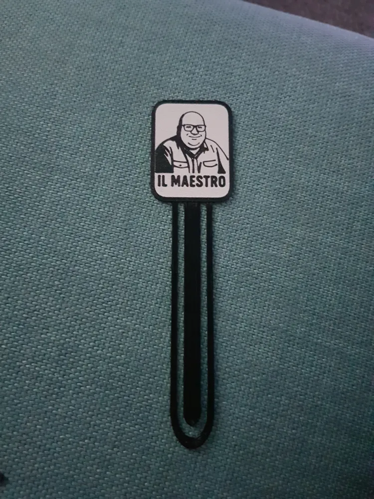 Bookmark Master Omar Youtuber I am also minimalist - Free 3D Print ...