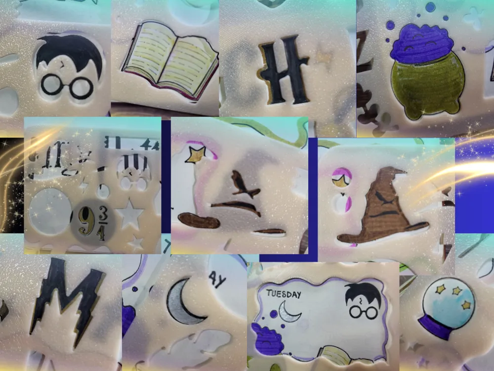 Alphabet & Journaling Stencils for Art - 2 Pack - Free 3D Print Model ...