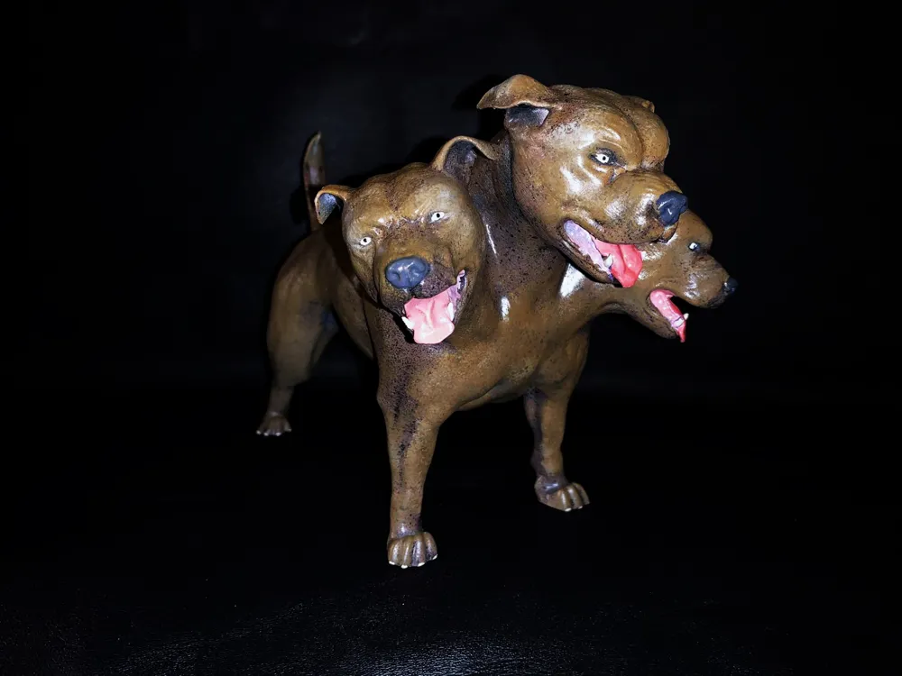 magical 3 headed Dog - Free 3D Print Model - MakerWorld