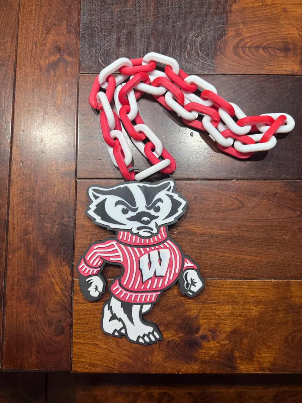 Wisconsin Badger Logo for Necklace by m.cody.sims - MakerWorld