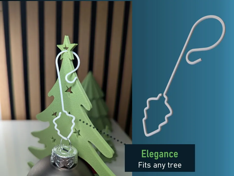 Tree-Shaped Ornament Hangers by reinbrech.robert - MakerWorld