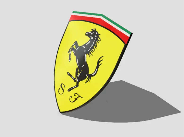 Logo Ferrari – Modello 3D decorativo - Modello di stampa 3D gratuito ...