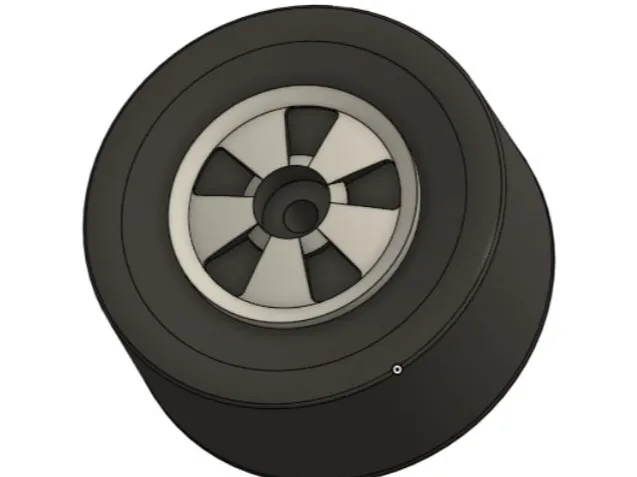 Black Wall Rad Hot Wheels – Kostenloses 3D-Druckmodell – MakerWorld
