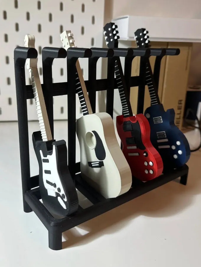 Dummy 13 Guitar Rack by KalioMax MakerWorld: Download Free 3D Models