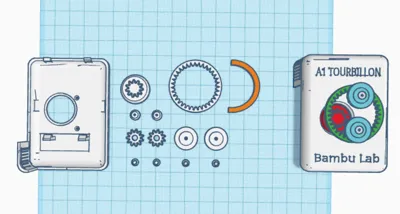 BAMBU LAB A1 TOURBILLON - PLANETARY by Engineering Projects - MakerWorld