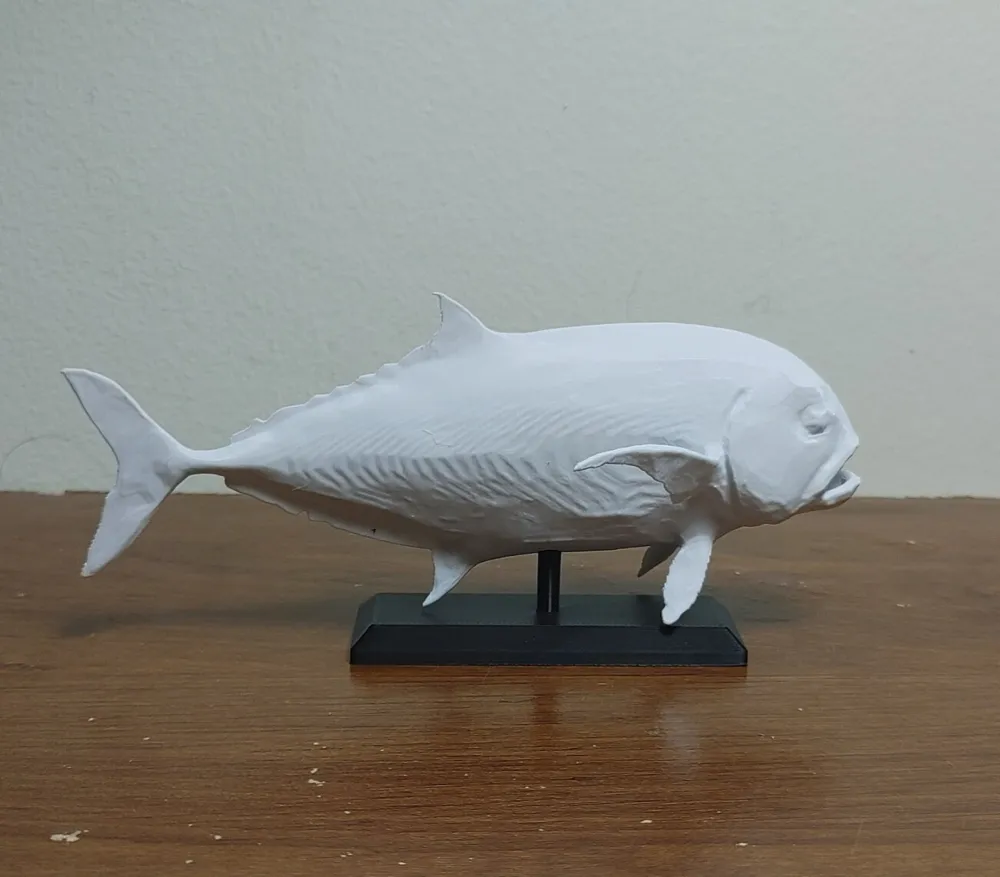 African Pompano Fish Mount by Fish Prints MakerWorld: Download Free 3D ...