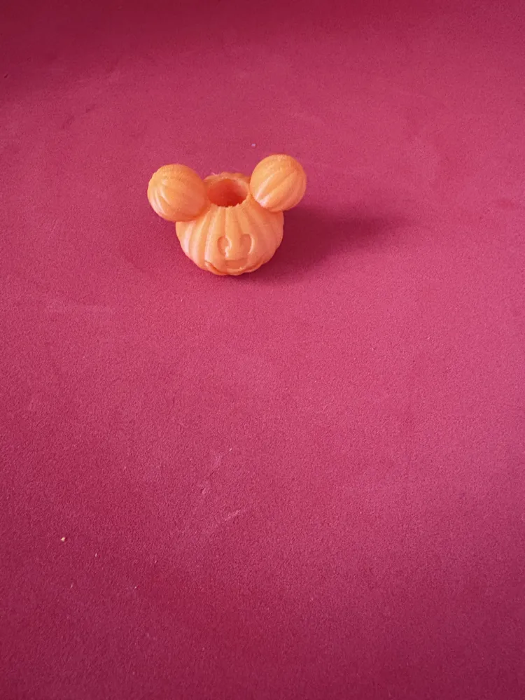 mickey pumpkin straw topper - Free 3D Print Model - MakerWorld