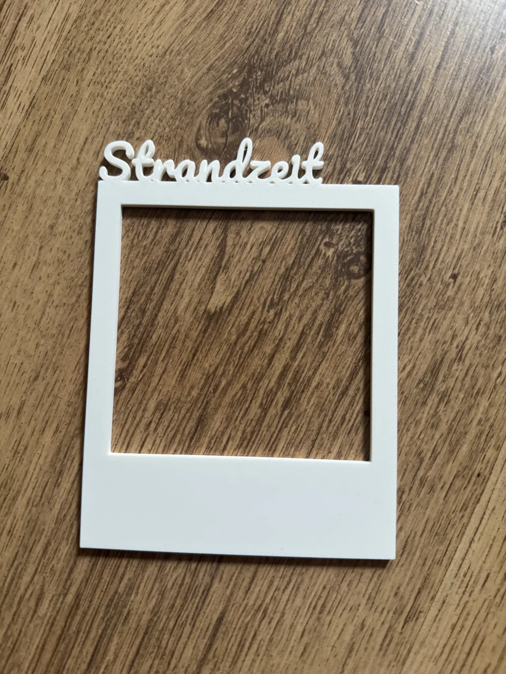 Polaroid Frame „Beach Time“ for Vacation Shoots - Free 3D Print Model ...