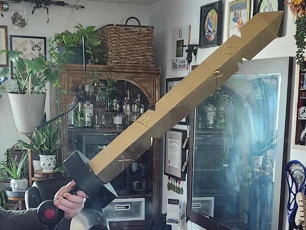 Scarlet Sword - Finn's Sword from Adventure Time - Free 3D Print Model ...