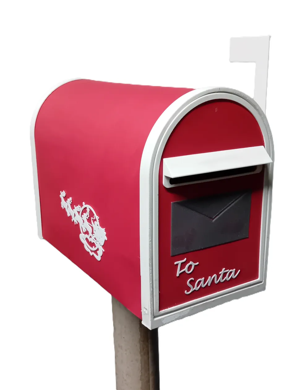 SANTA CLAUS MAILBOX - Free 3D Print Model - MakerWorld